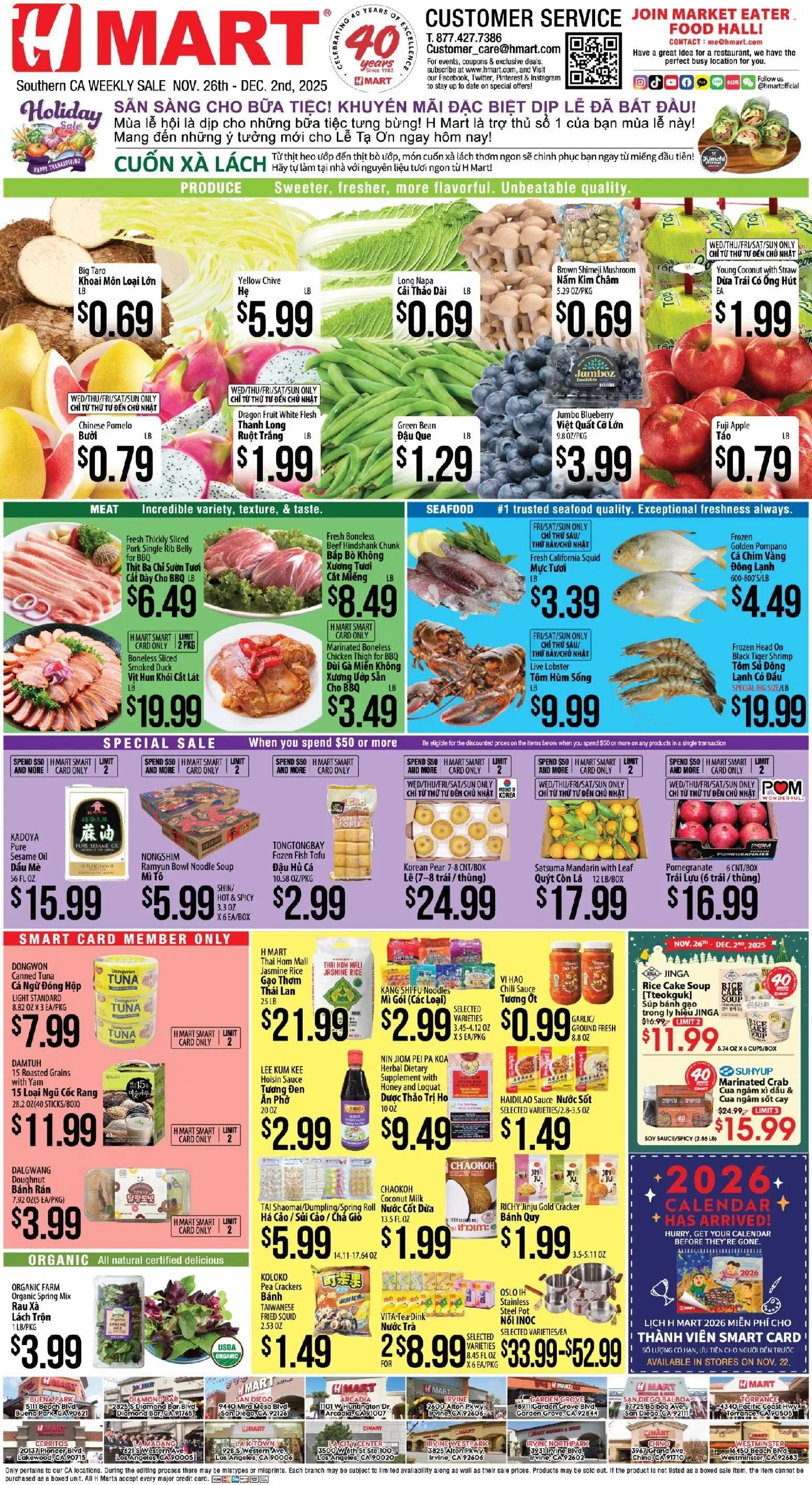 Hmart VIETNAMESE - Southern California - 11/26 - 12/02 2025 - United ...